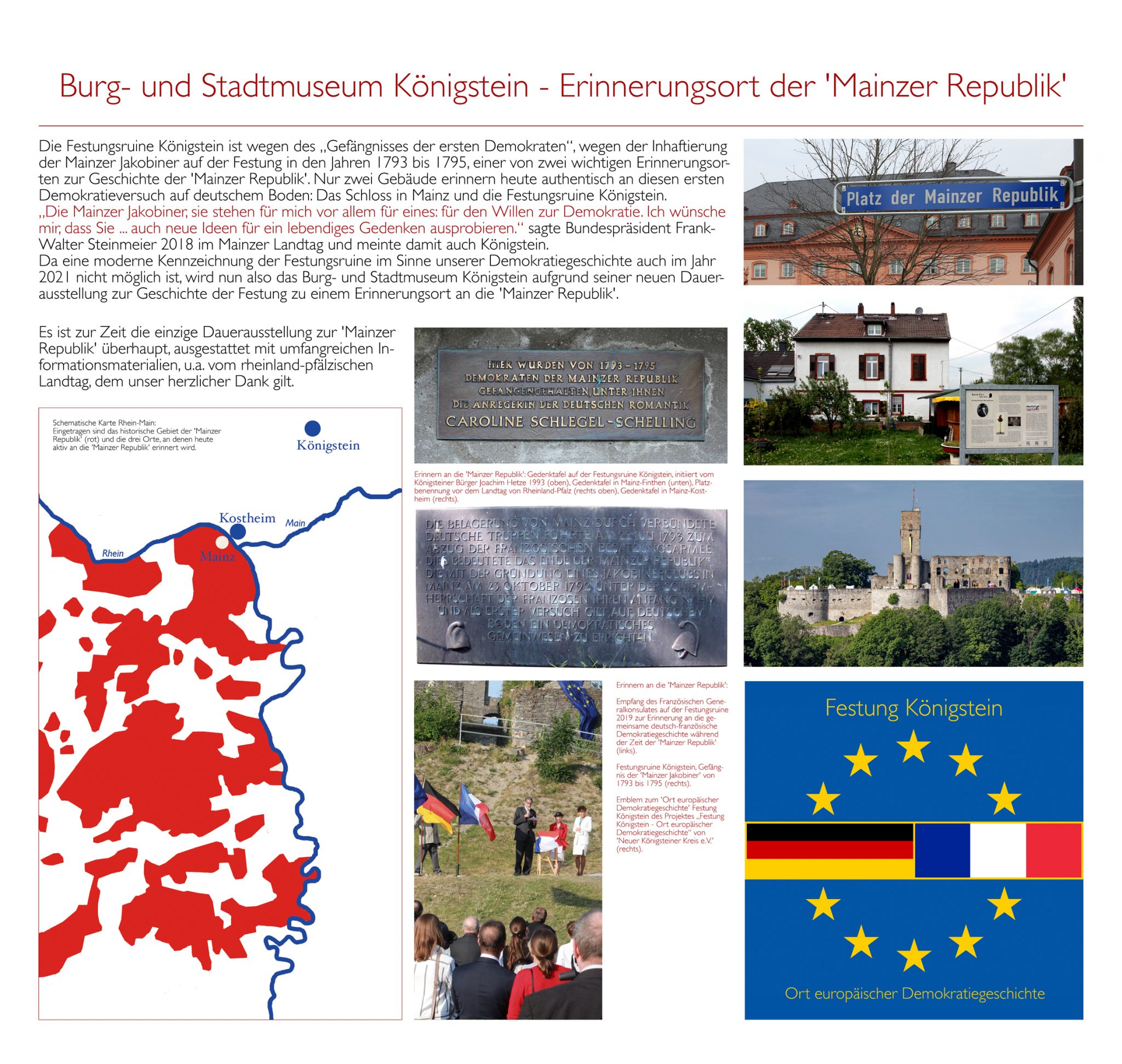 Erinnerungsort Demokratie – Burg- und Stadtmuseum Königstein